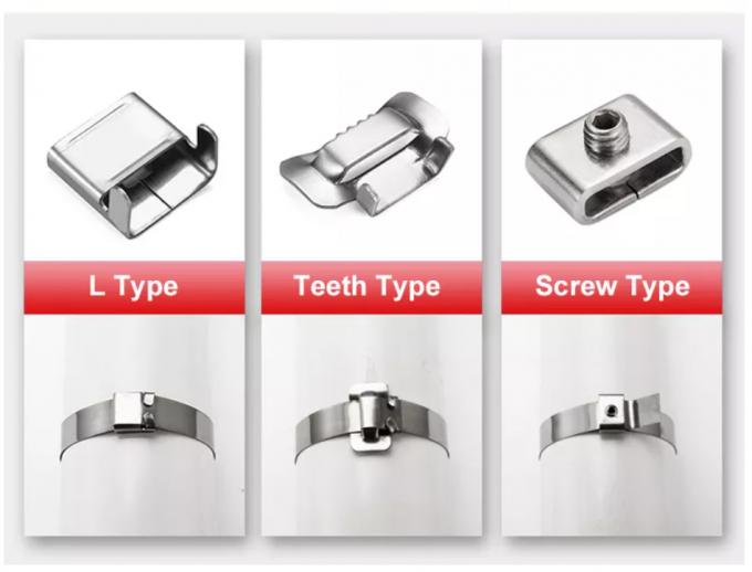 Adjustable Stainless Steel Banding Strap Electrical Buckles