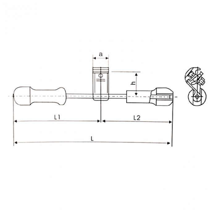 OPGW Vibration Cable Damper Steel Stranded Wire Overhead