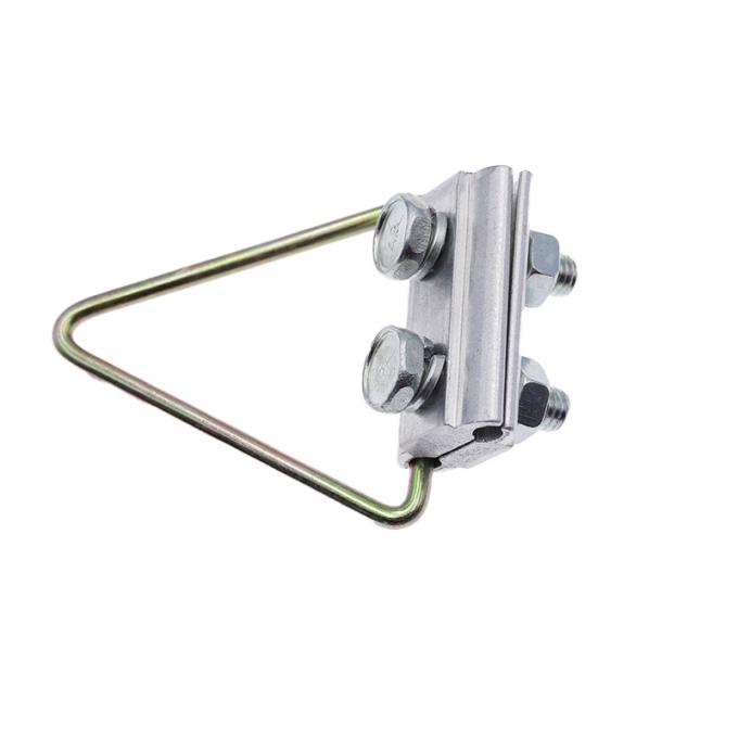OPGW Optical Figure 8 Cable Suspension Clamp With Steel Messenger