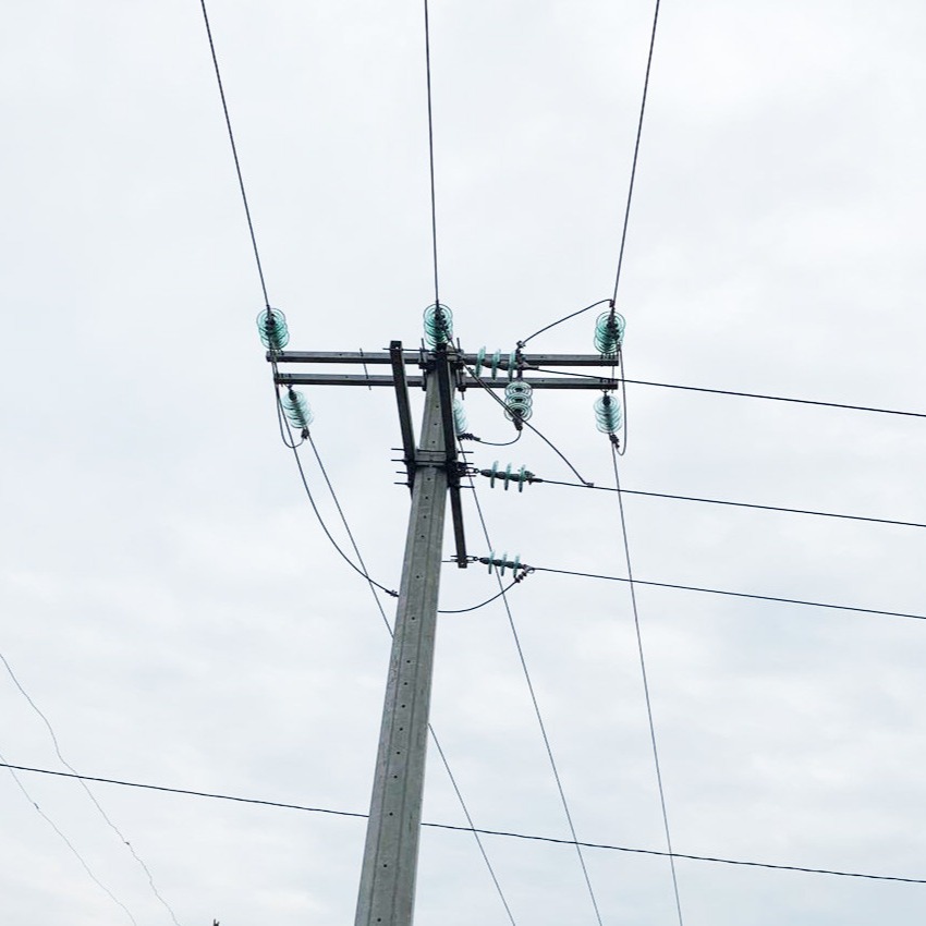 12KV 35KV Pole Accessories Galvanized Steel 8000D Cross Arm For Power ...